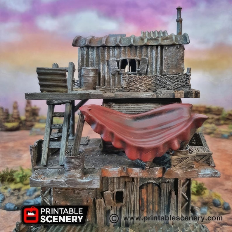 Wasteland Slums: Post Apocalypse, Tabletop Wargaming Scenery, Gaslands ...