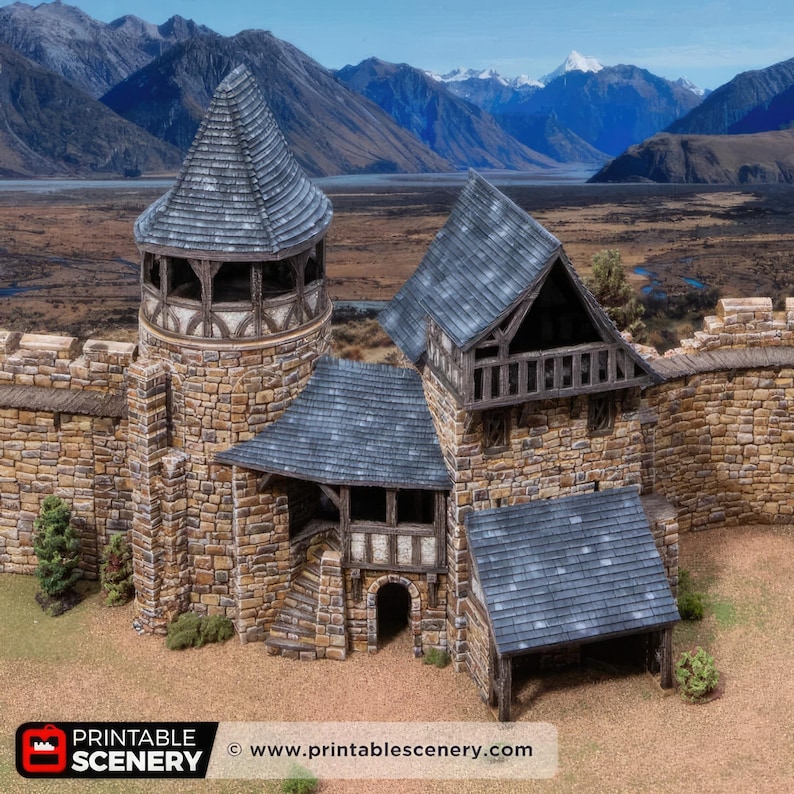 Fort Bruce: Tabletop Fortress, Medieval and Fantasy Wargaming, Castle ...