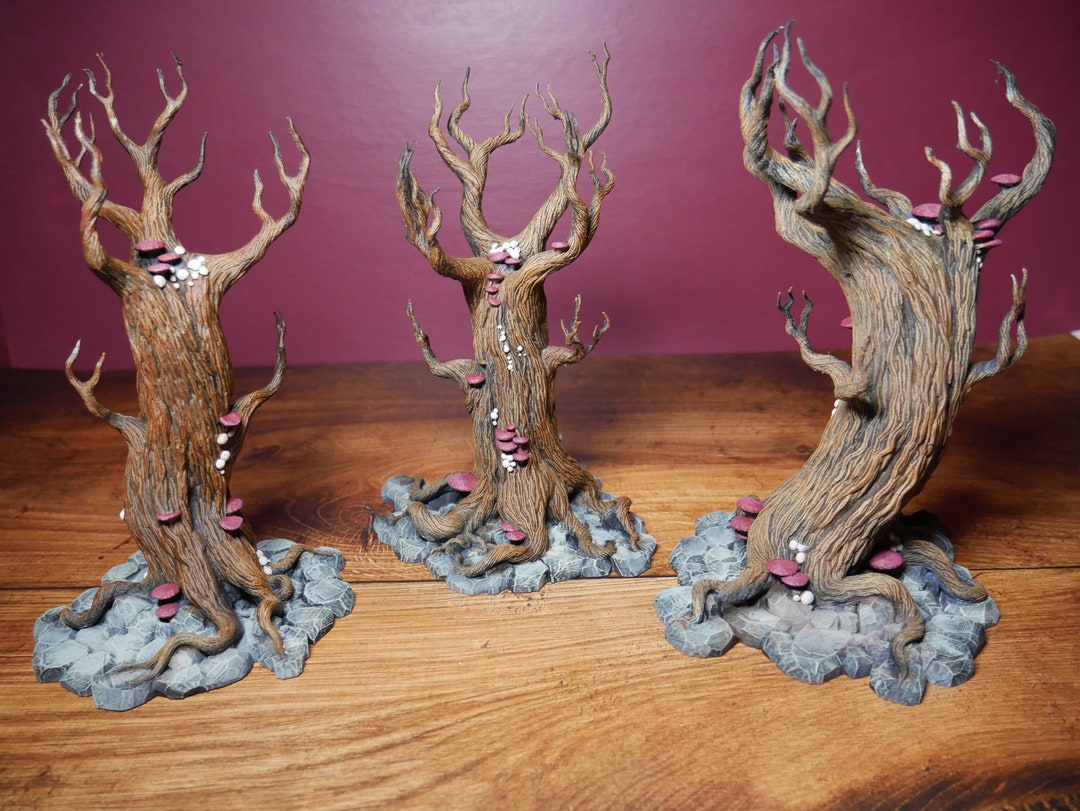 Tree Set Scatter Terrain Prop Printable Scenery Woodland Fantasy ...