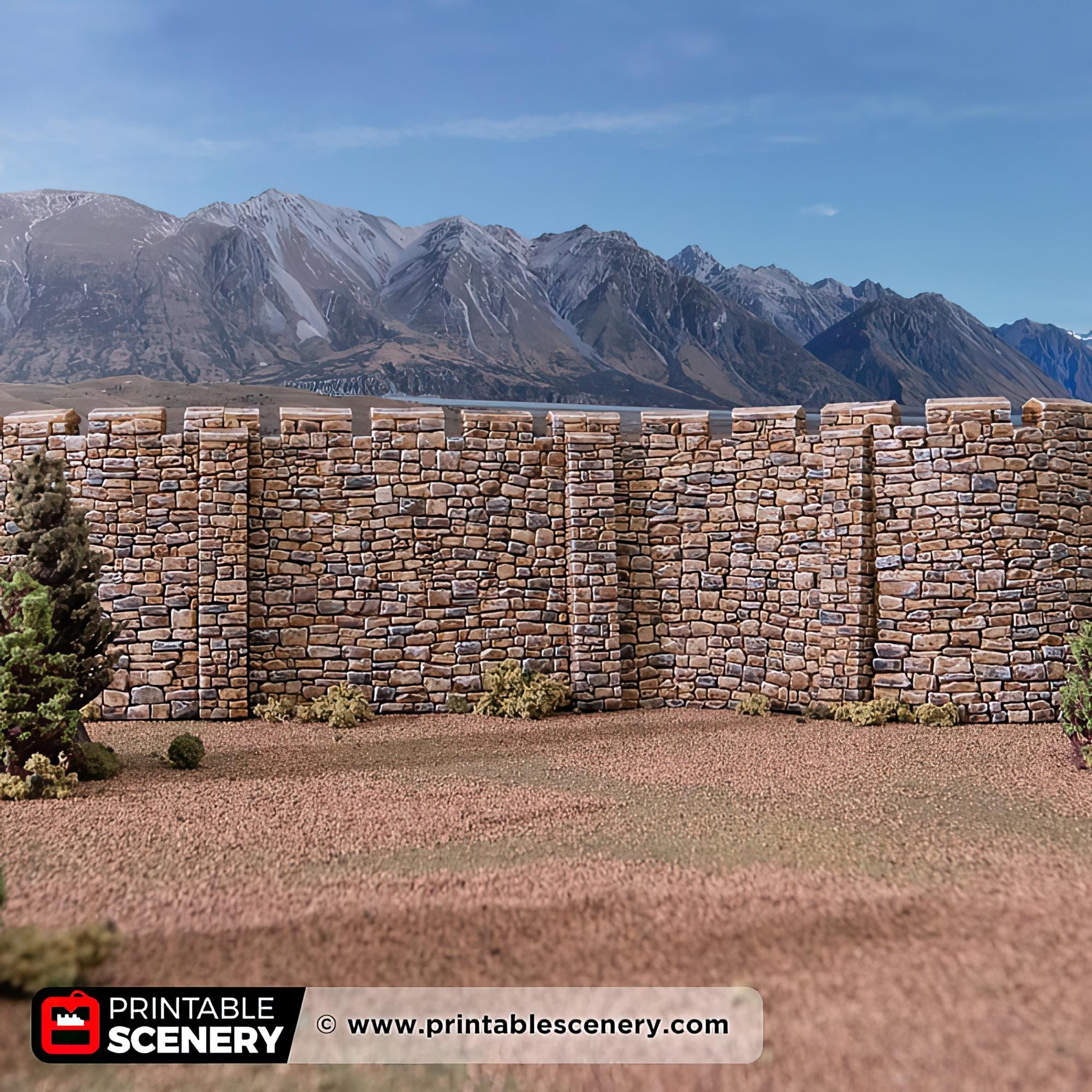 Castle Walls Tabletop Wargaming Fortification Historical Garrison ...