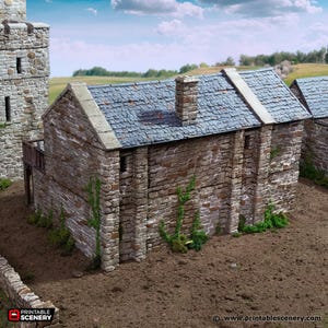 Barracks Tabletop Building Guard House Castle Garrison Historical Fort ...