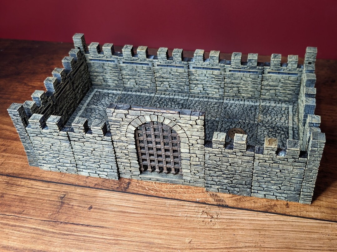 Castle Terrain Tile Set Large Room Openlock Printable Scenery Fantasy ...