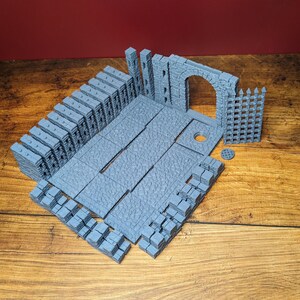 Castle Terrain Tile Set Medium Room Openlock Printable Scenery Fantasy ...