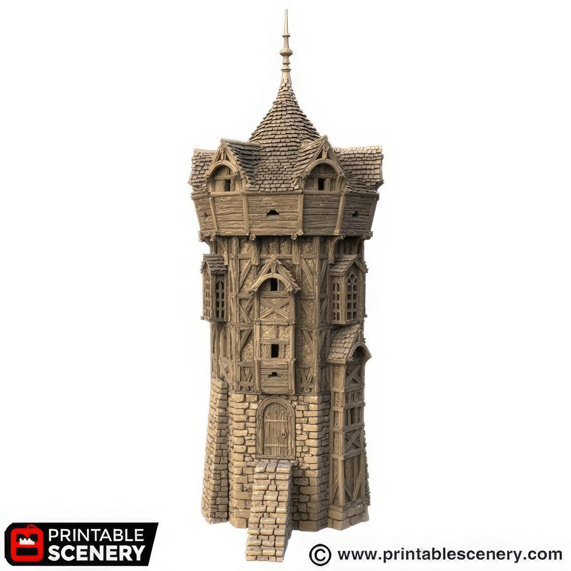 Castle Tower: Tabletop Wargaming Terrain, Medieval Fort, Modular ...