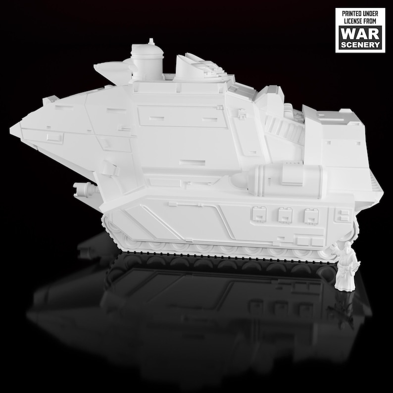 Rebel Base Assault Tank: War Scenery Vehicle, Sci-fi Snow Planet ...