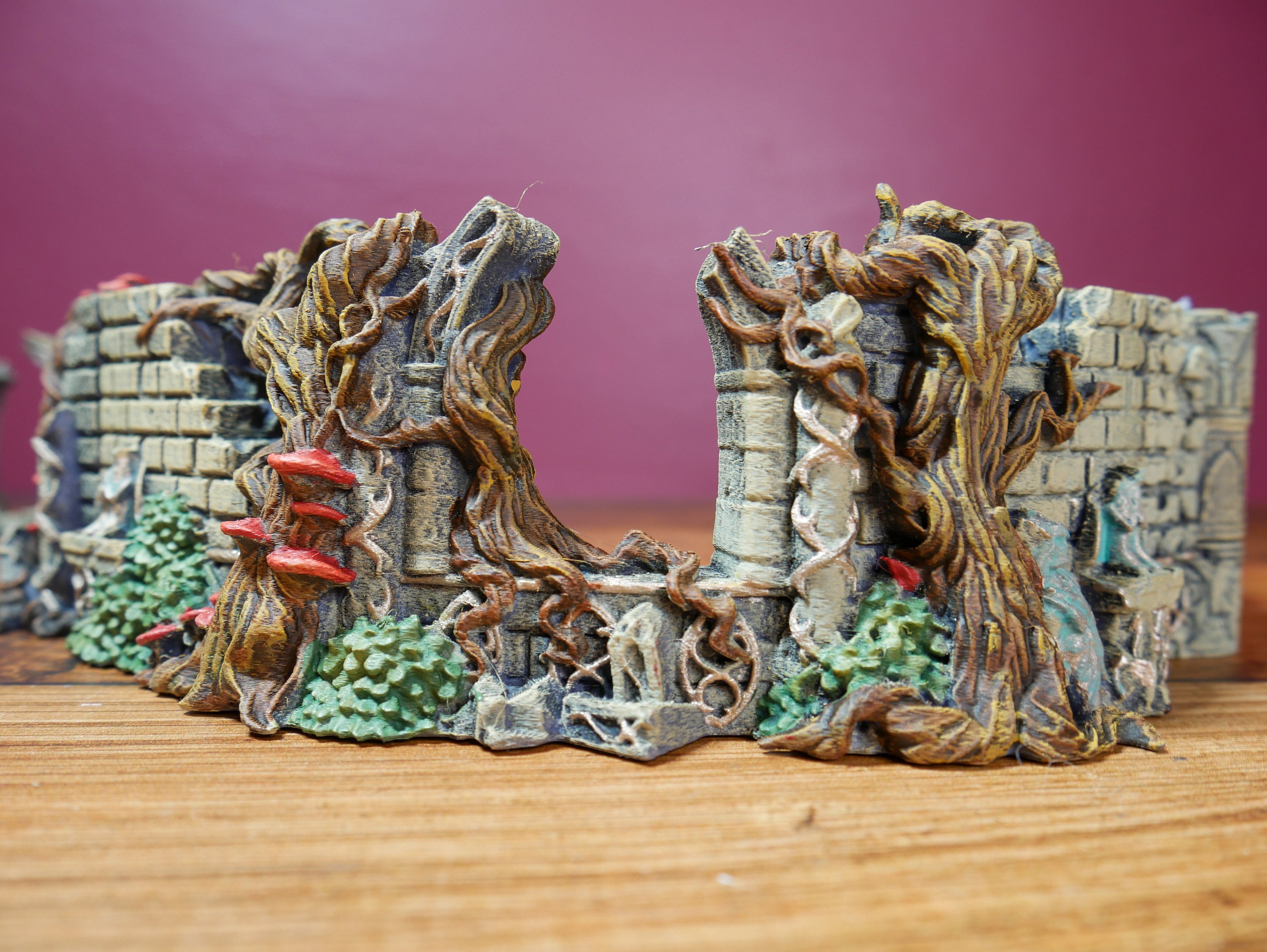 Elven Walls: Modular Dungeon Terrain - Fantasy Tabletop RPG Printable ...