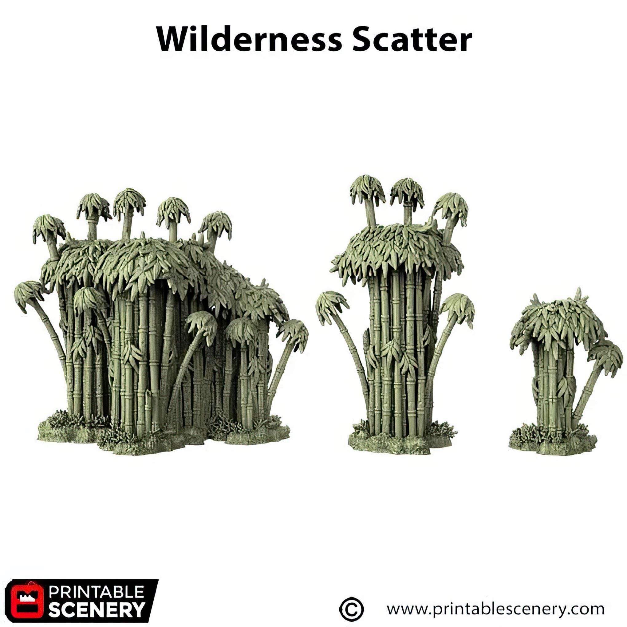 Bamboo Tabletop Scatter Terrain: Jungle RPG Scenery - Etsy