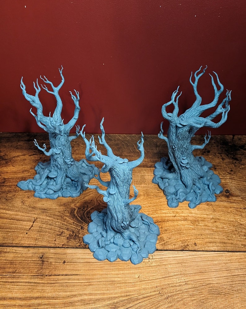 Tree Set Scatter Terrain Prop Printable Scenery Woodland Fantasy ...