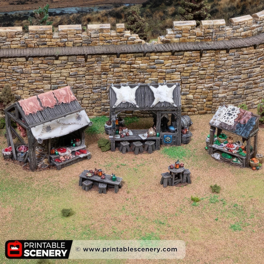 Market Stalls: Tabletop RPG Shops, Town Faire Furniture, Roleplaying ...