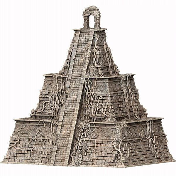 Overgrown Pyramid: Sci-fi Fantasy Tabletop Terrain, Ruined Aspect of ...