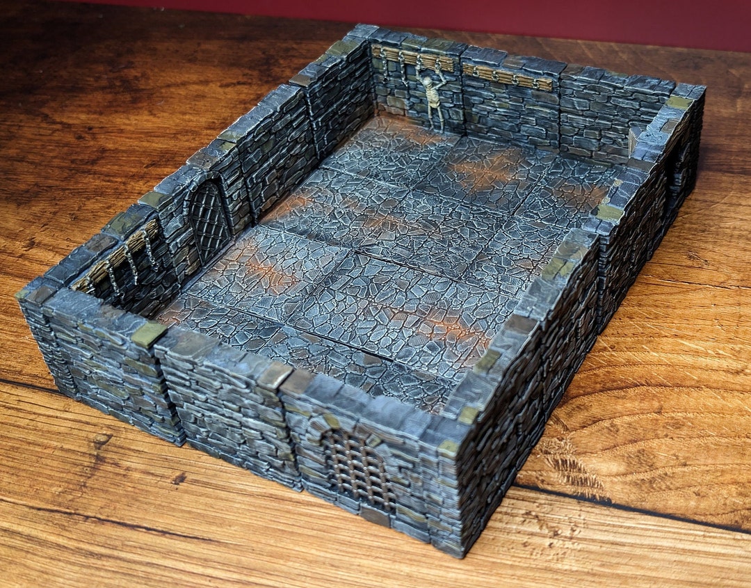 Dungeon Tile Set Large Room Openlock Printable Scenery Fantasy Terrain ...