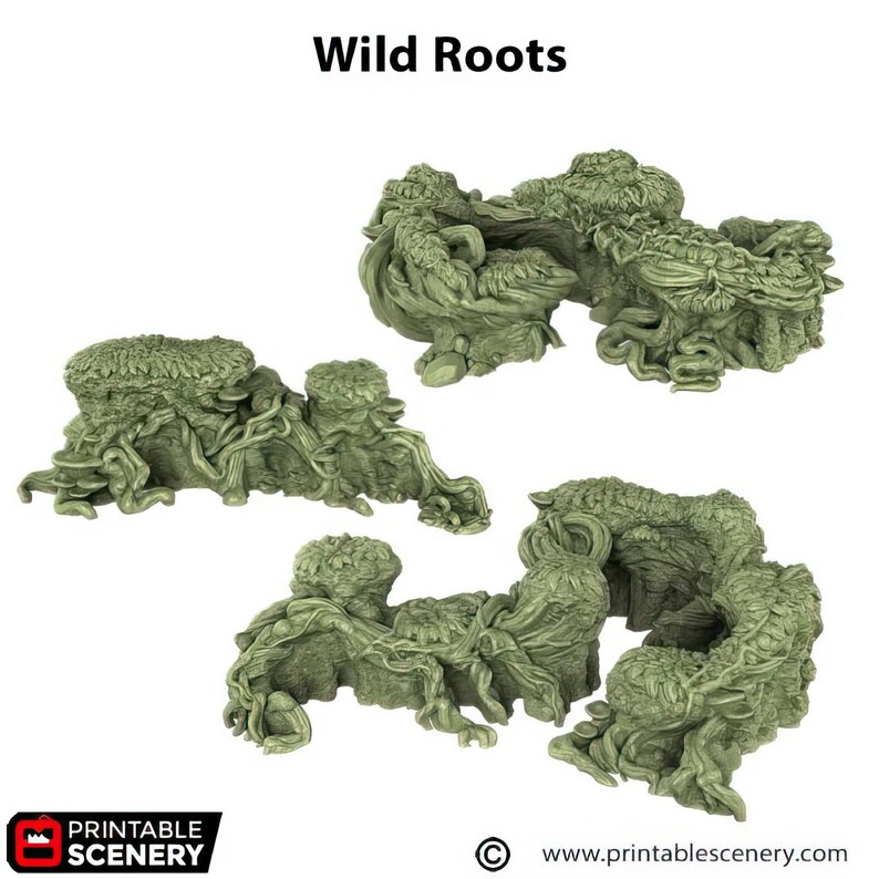 Wild Roots Swamp Platforms: Tabletop Terrain for Wargaming & Fantasy ...
