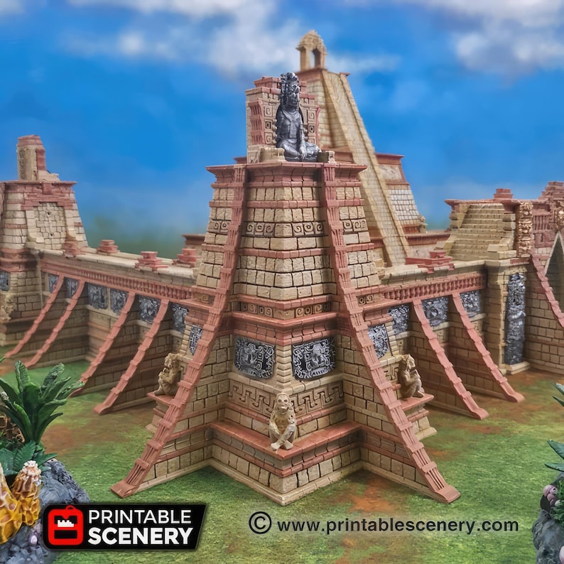 Alien Jungle Walls: Tabletop RPG Terrain, Lizardmen Bastions, Aztec ...