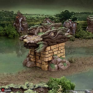 Bridge Swamp Scatter Terrain Encounter Platforms Brackencourt Dragon ...