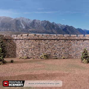 Castle Walls Tabletop Wargaming Fortification Historical Garrison ...