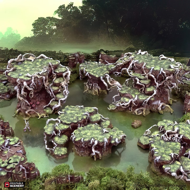 Toy Model of a Swamp - Etsy