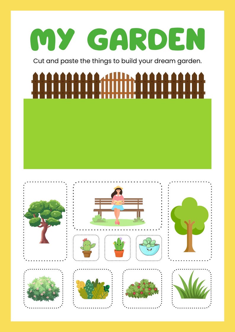 Cut and Paste Learning Pack | Interactive Worksheets for Primary Grades ...