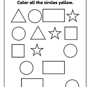 Kindergarten: Learning Printables Fun Tracing, Matching Sound ...