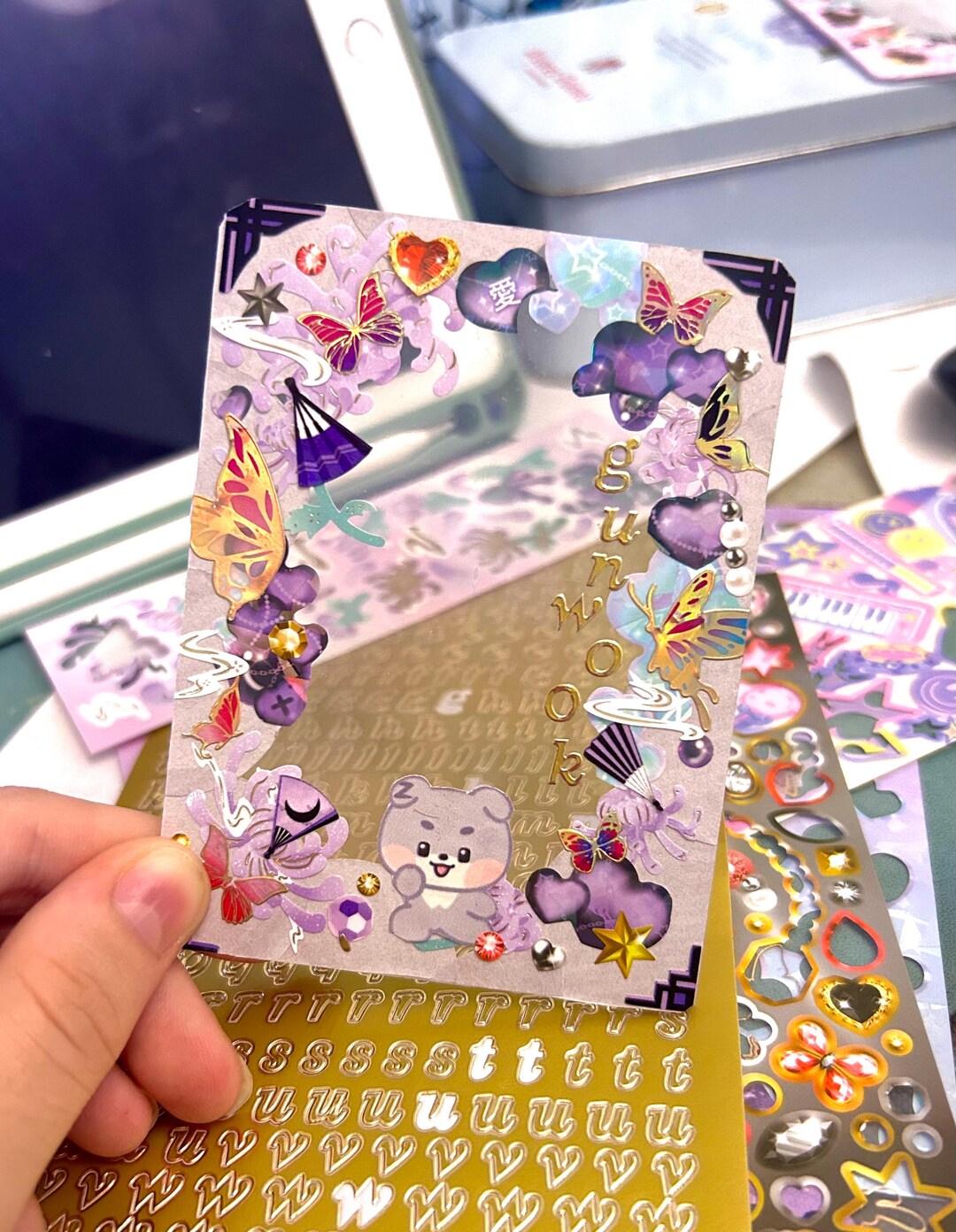 Gunwook Zb1 Zerobaseone Inspo Deco Toploader Kpop Photocard - Etsy