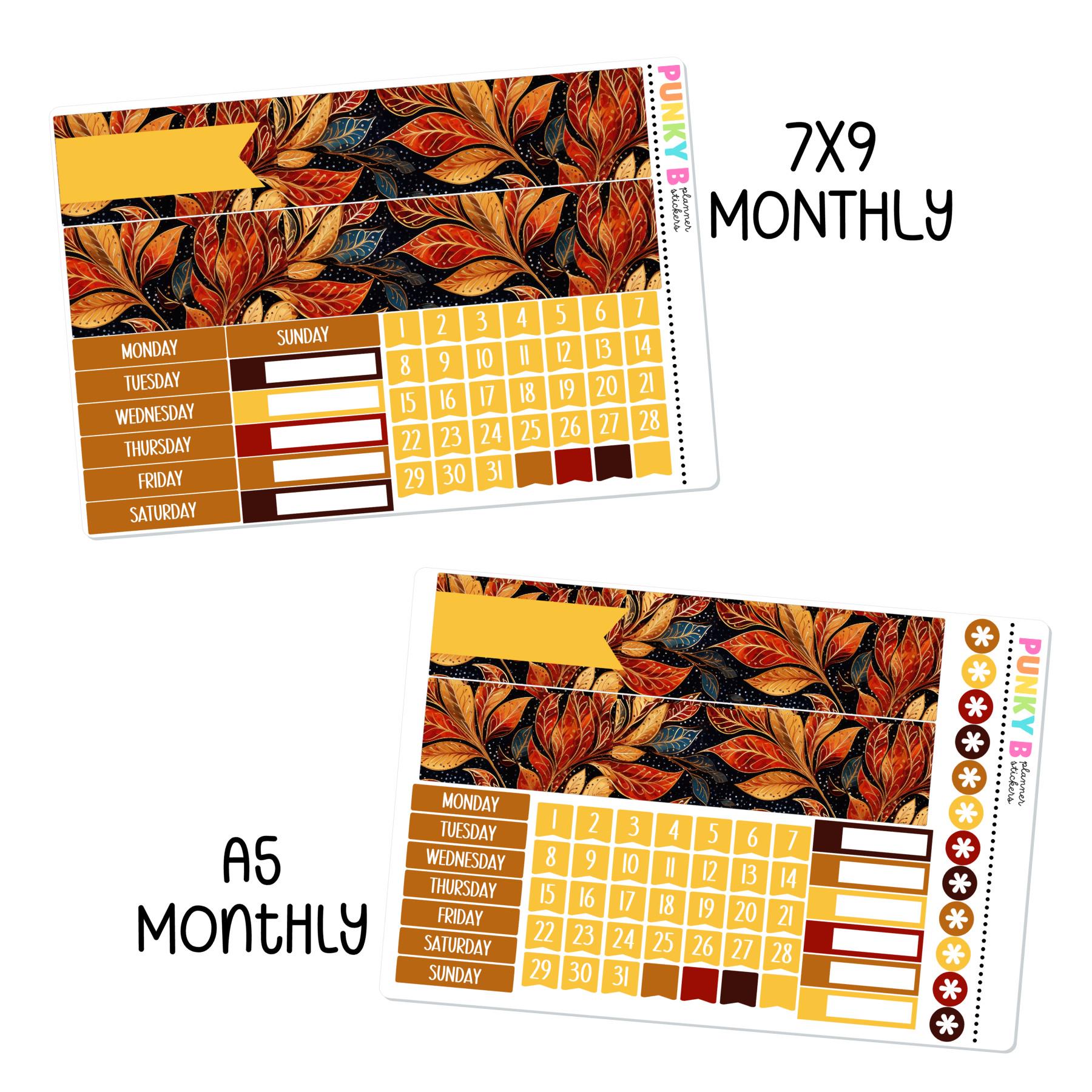 MARIGOLD Monthly Layout Kit - Etsy