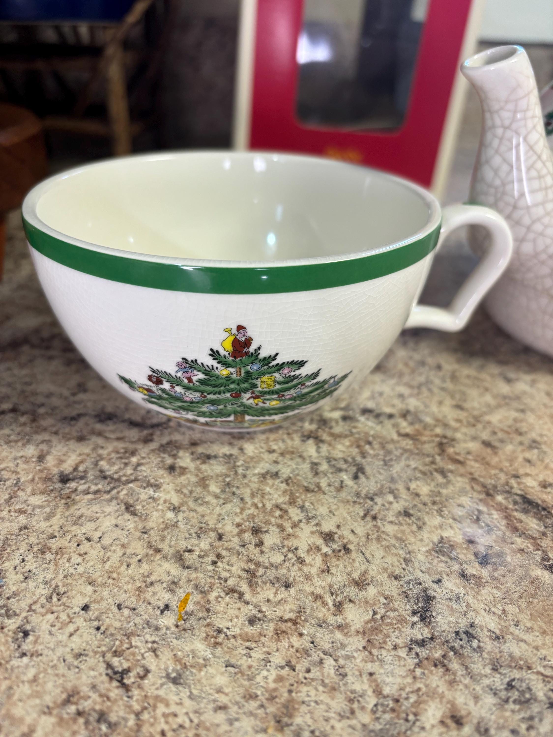 Spode Christmas Tree Cheer Tea for One Teapot Lid Cup With Box - Etsy