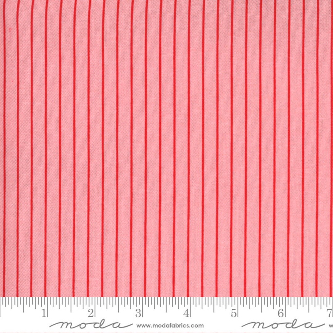 Sunday Stroll Wide Stripe in Pink: Sku 55228-13 Cotton - Etsy