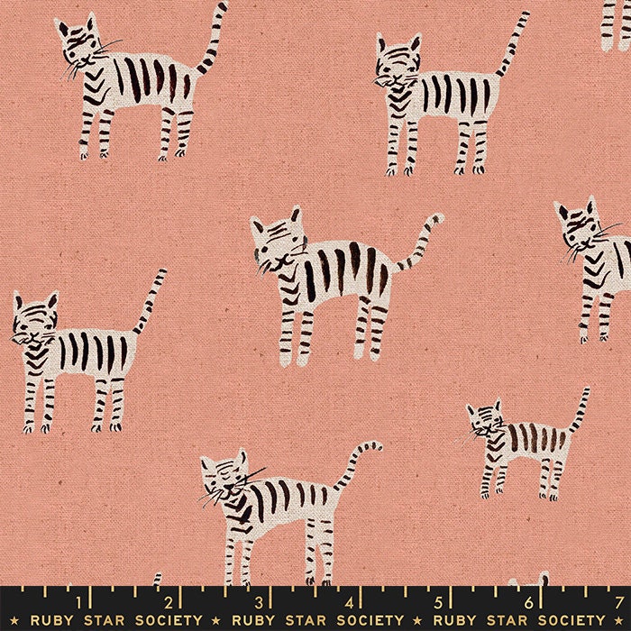 sku RS0035-15LM cotton/linen canvas fabric yardage by Melody Miller ...