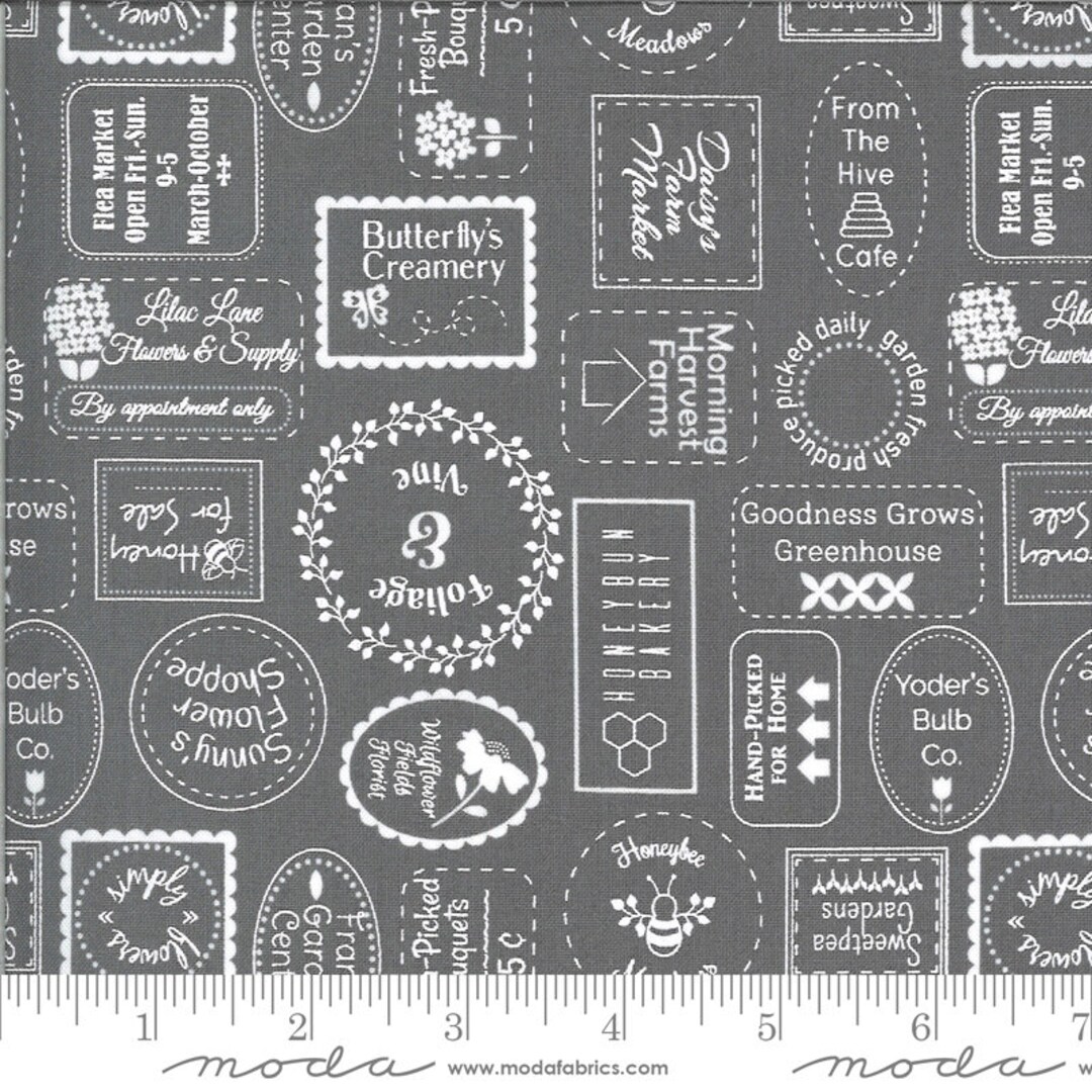 25 Piece/remnant Spring Brook Seed Catalog in Slate gray: Sku 29115-23 ...