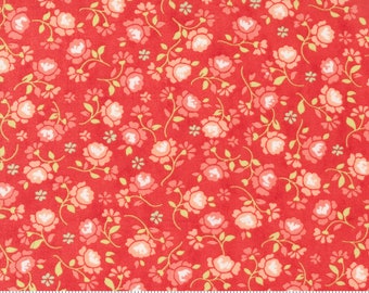 Fig Tree Red Fabric | Etsy