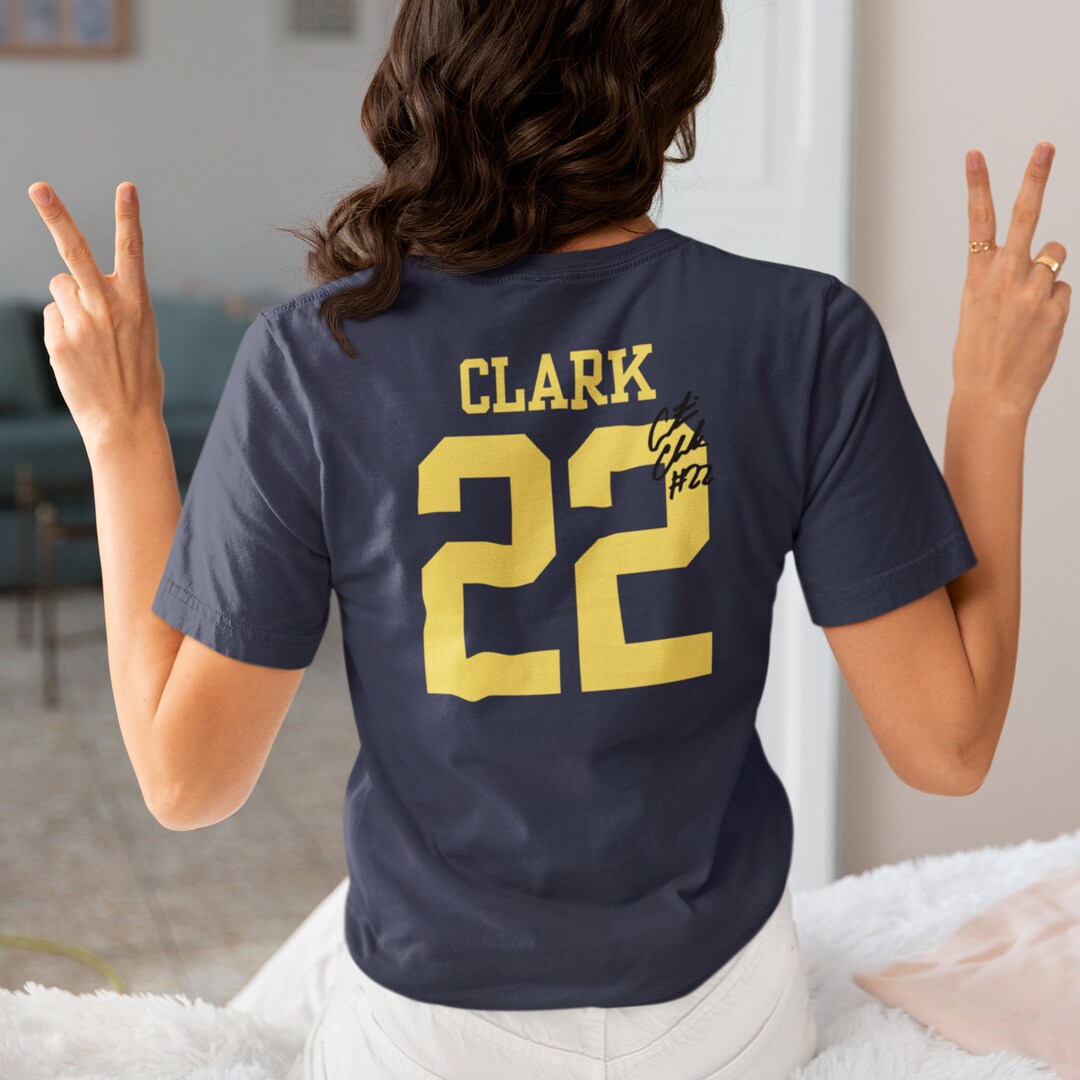 Clark 22 Jersey Shirt, Unisex T Shirt, Clark Indiana 22 Athletic Tee ...