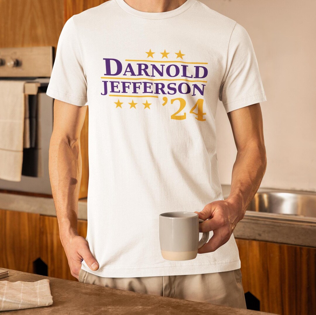 Sam Darnold and Justin Jefferson 2024 Campaign T Shirt Minnesota ...