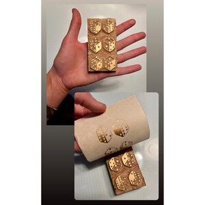 LUCK - Gold Woodcut Print, Woodblock Print by Tugboat Printshop ...