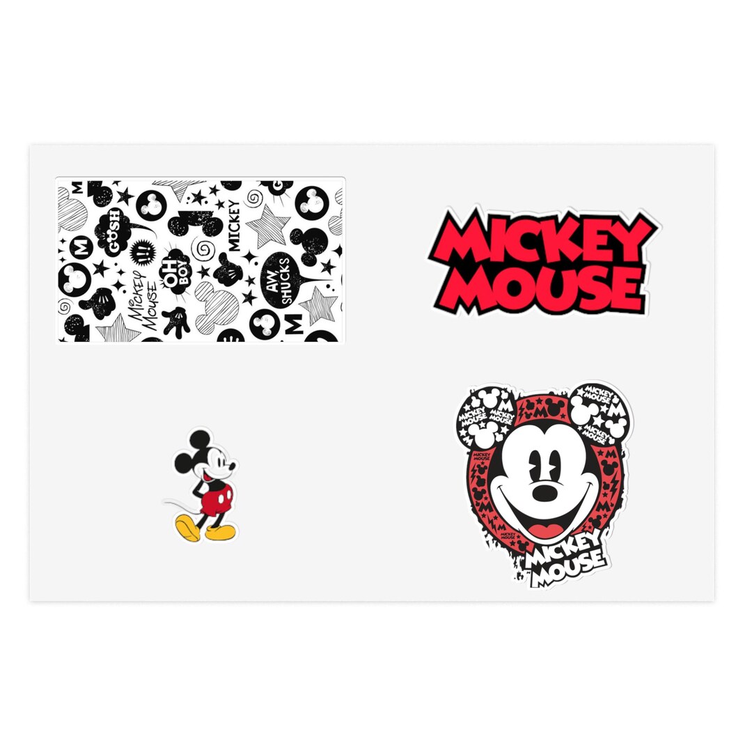 Mickey Mouse Sticker Sheets - Etsy