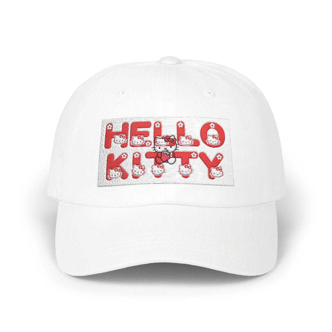 Hello Kitty Classic Dad Cap, Cute Baseball Hat, Casual Gift for Cat ...