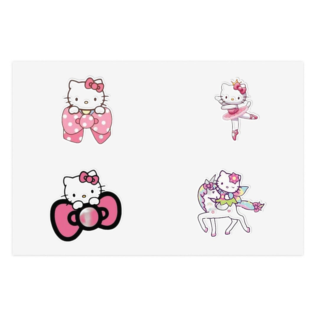 Hello Kitty Sticker Sheets - Etsy