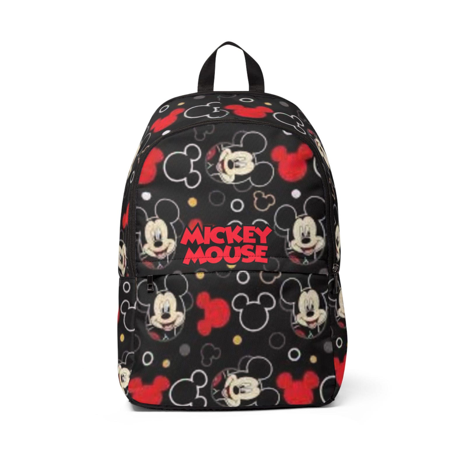 Mickey Mouse Unisex Fabric Backpack - Etsy