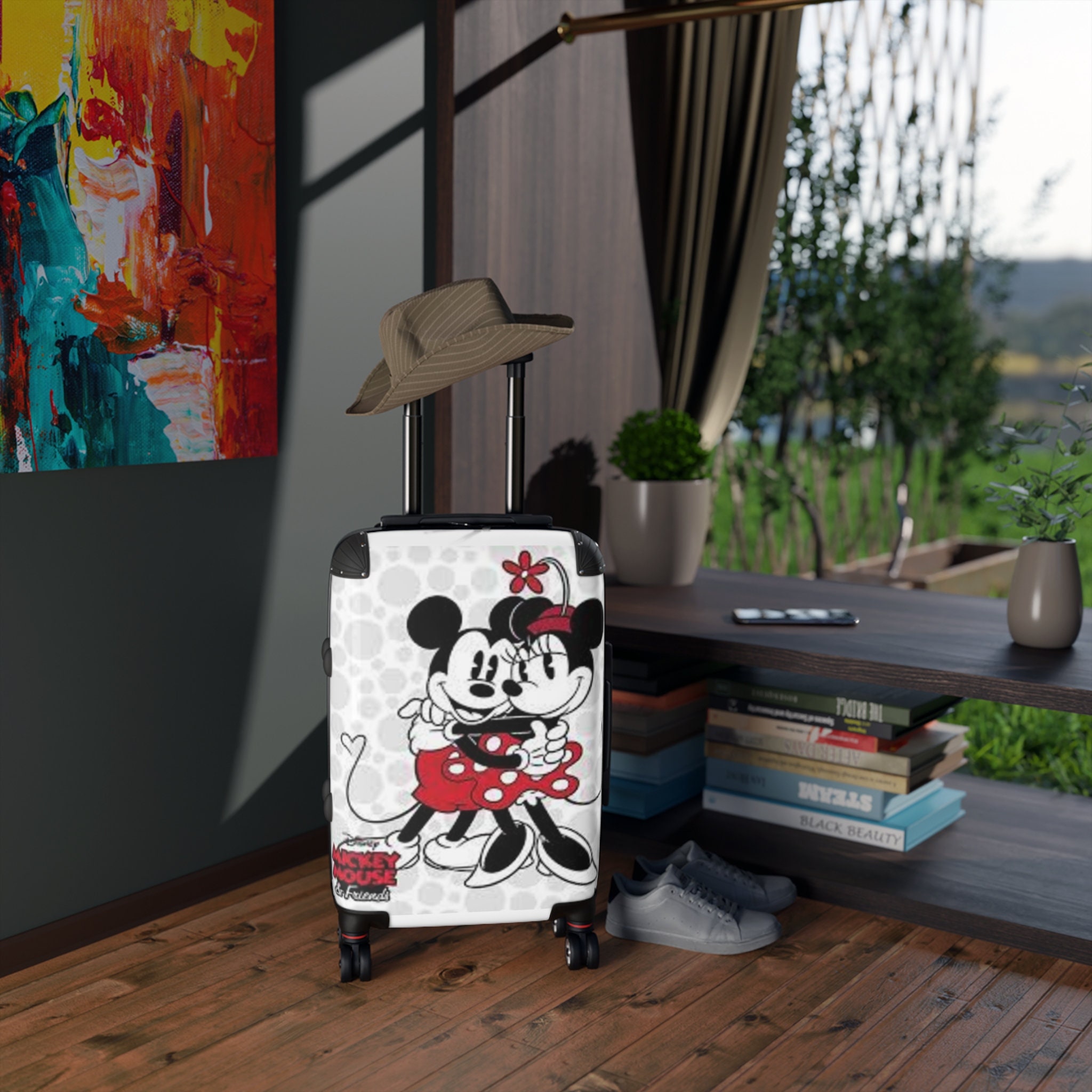Mickey Mouse Hugging Mini Suitcase - Etsy