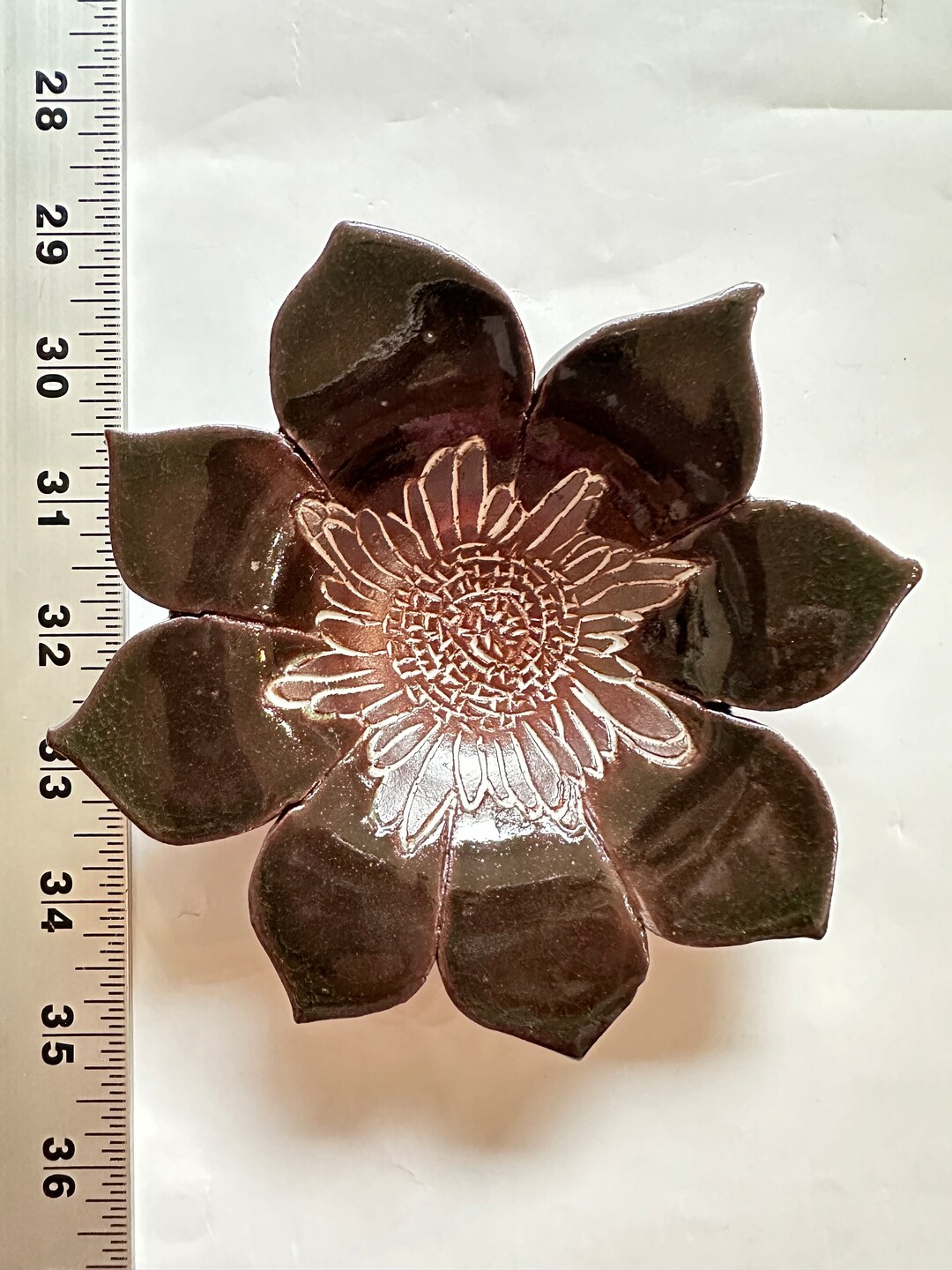 Dark & Broody Brown Anemone Flower Butterfly Puddler - Etsy