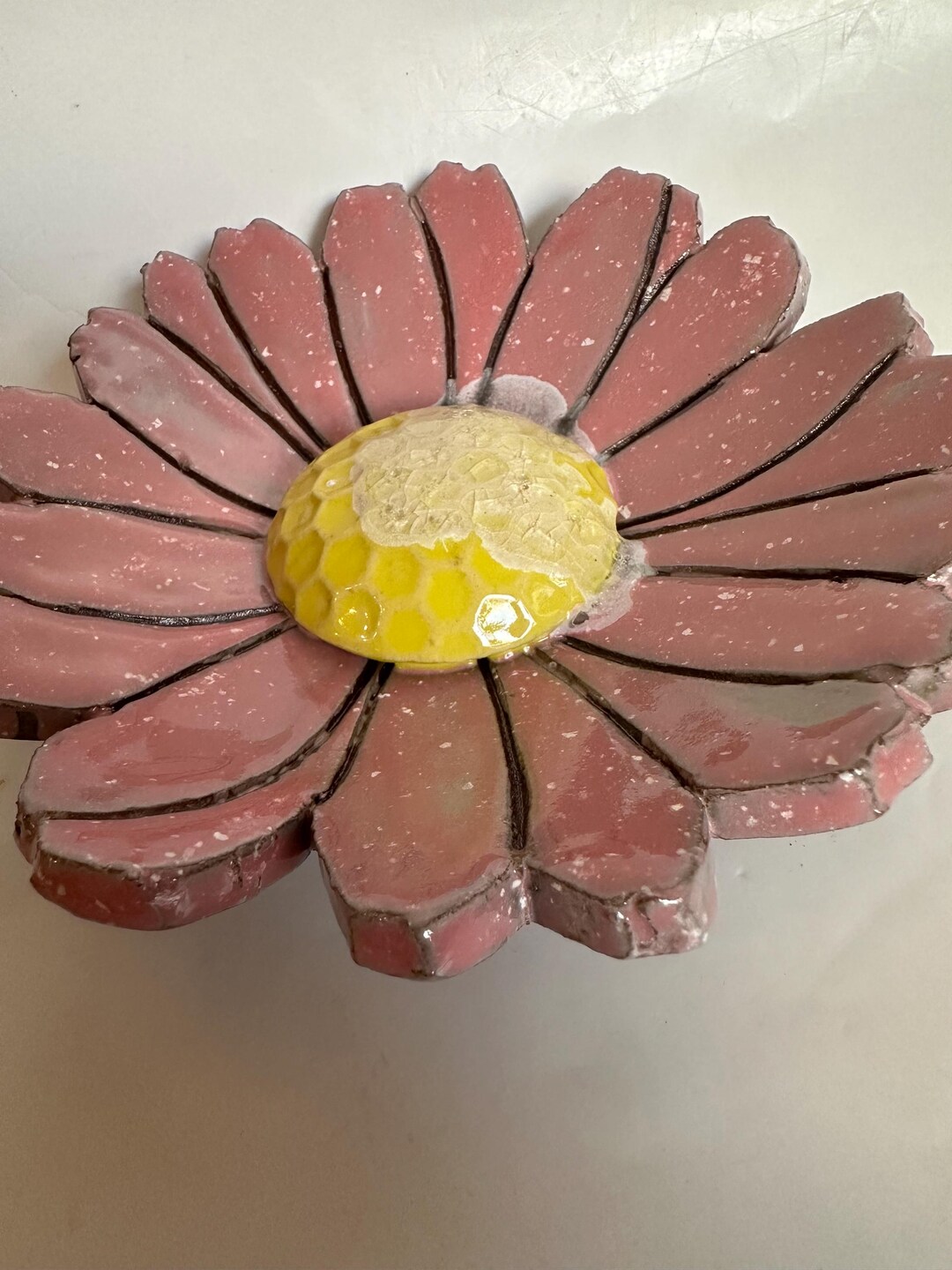 Dark Pink Petal Flower Bee Feeder / Butterfly Puddler - Etsy