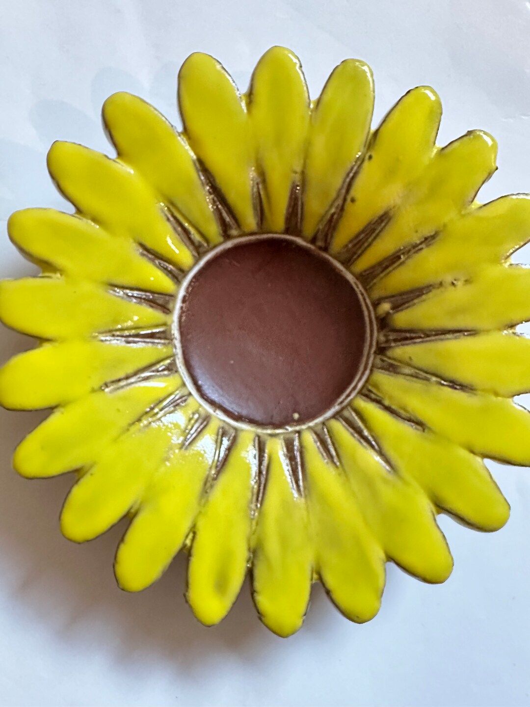 Yellow Daisy Flower Butterfly Puddler Feeder - Etsy