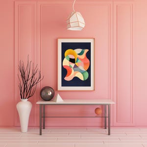 Curled Dimensions | Calabi–yau Manifold Abstract Art Print | String ...