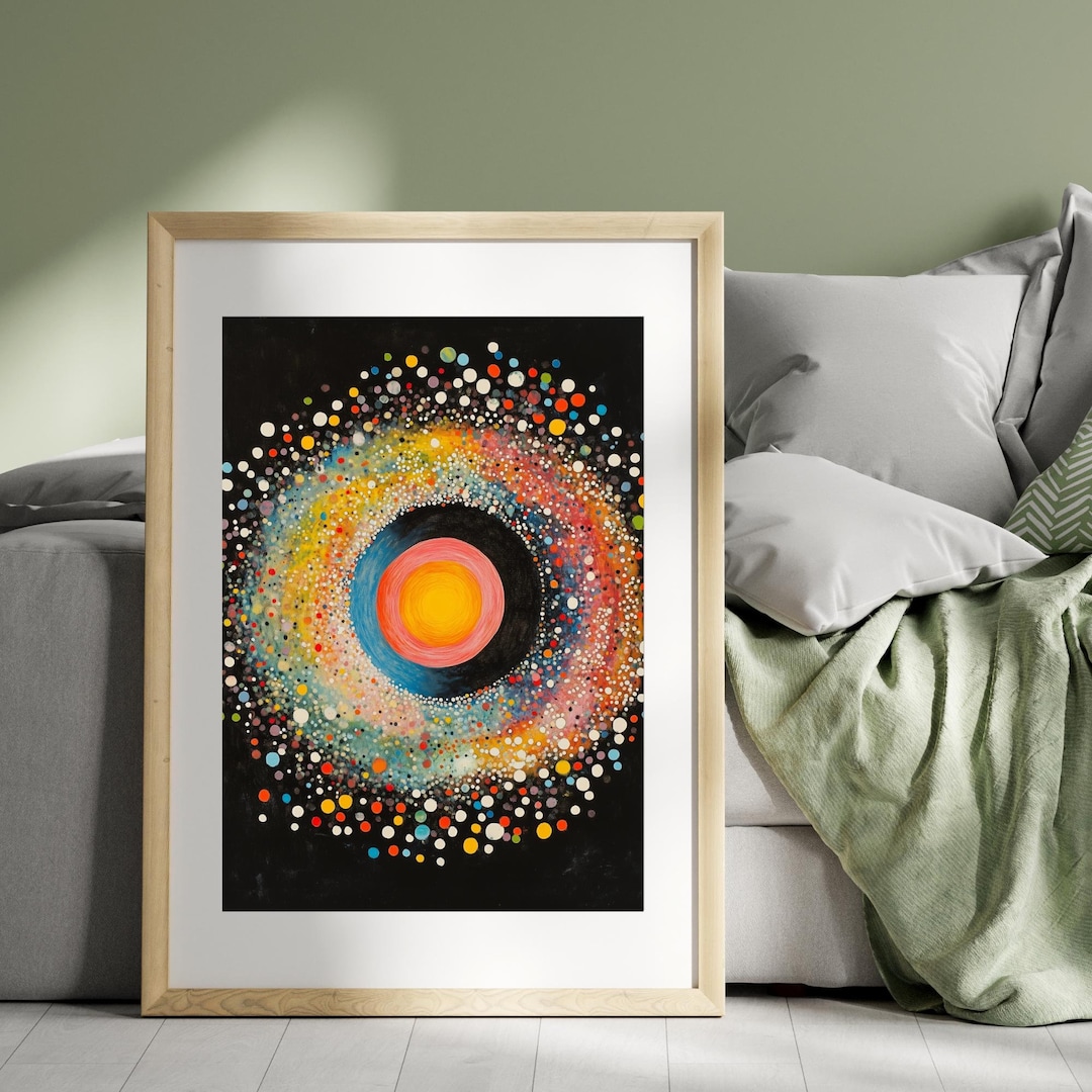 Possibility Bloom | Electron Cloud Abstract Art Print | Quantum Physics ...