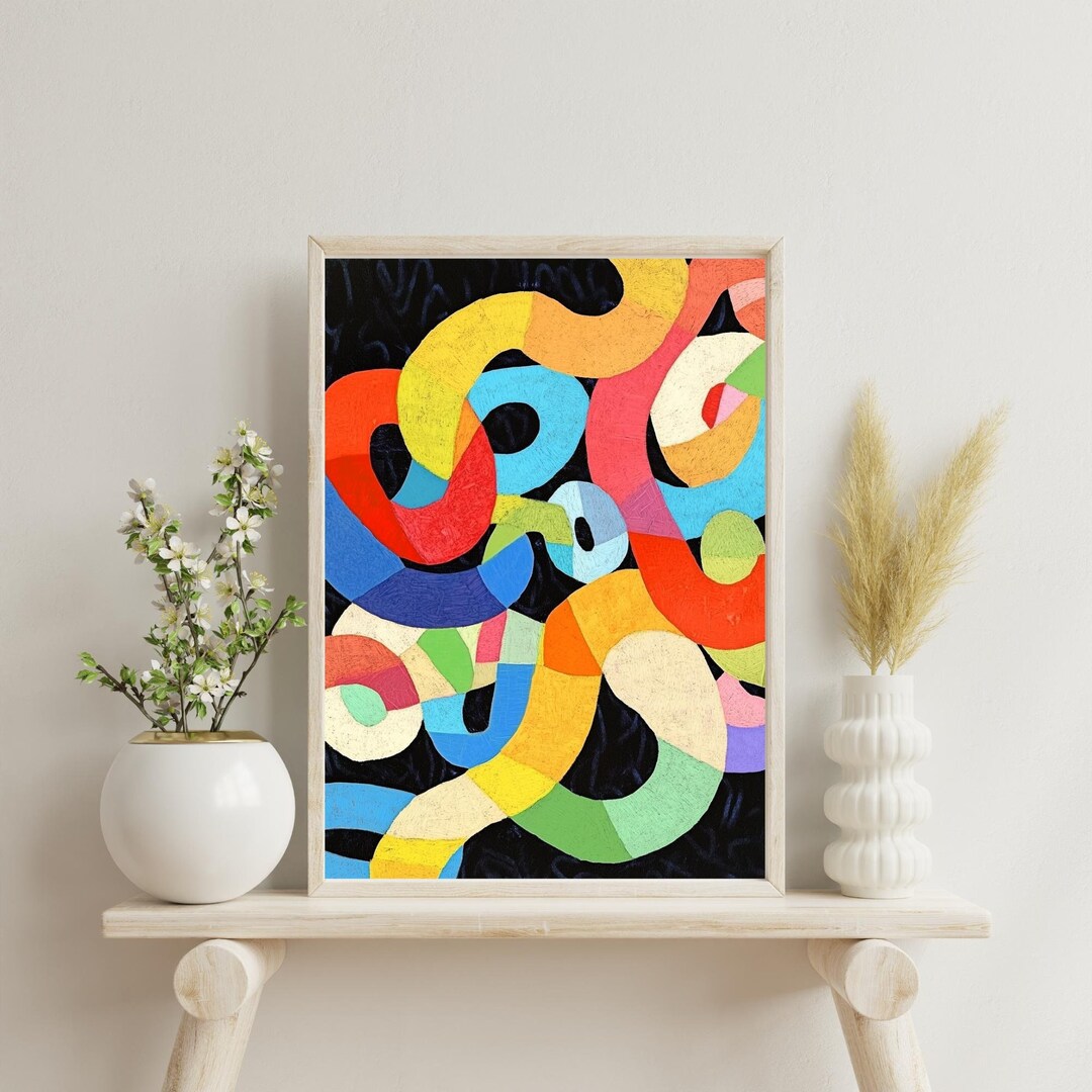 Protein Molecules by Avery Crane - Unframed Art Print - Biology ...
