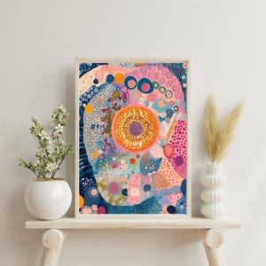 Animal Cell by Avery Crane | Colorful Biology Art Print | Educational ...