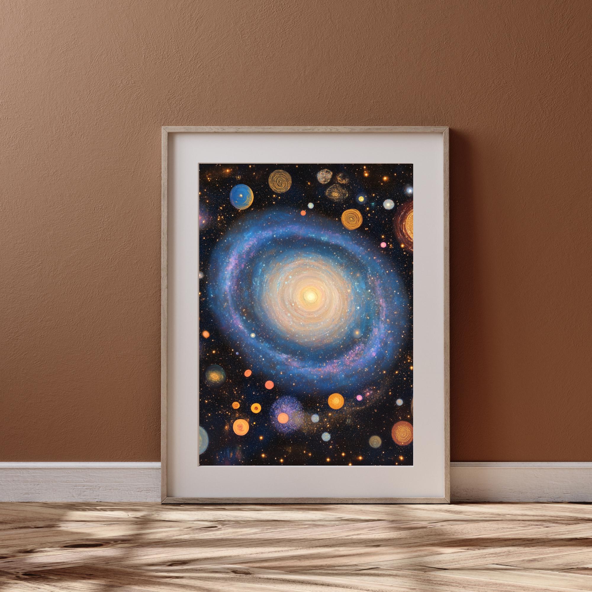 Spiral Archive by Avery Crane | Abstract Astronomy Galaxy Art Print ...