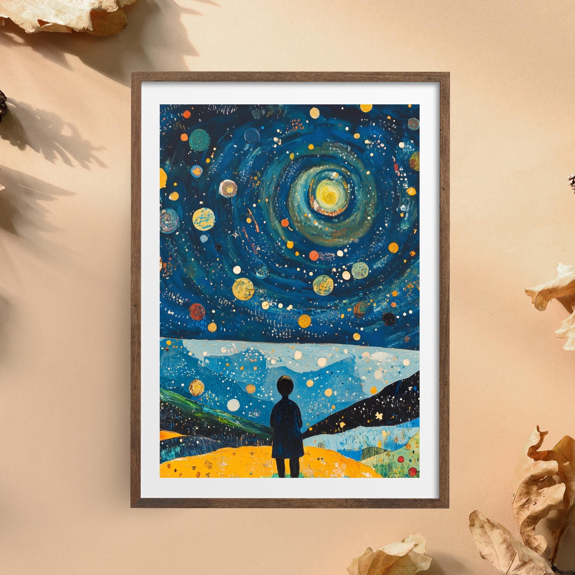 Astronomer by Avery Crane | Starry Night Sky Art Print | Wall Art for ...