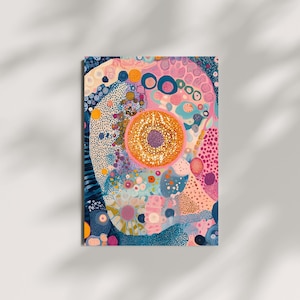 Animal Cell by Avery Crane | Colorful Biology Art Print | Educational ...