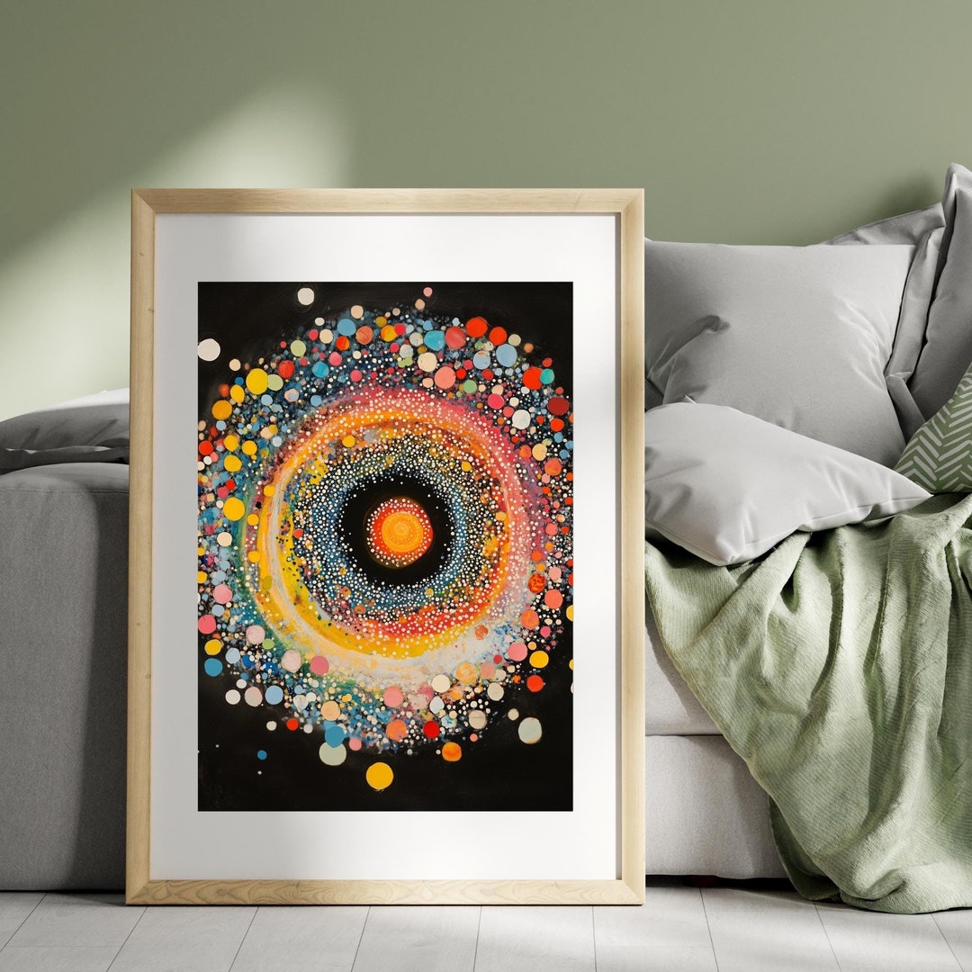 Electron Cloud by Avery Crane | Quantum Physics Abstract Art Print | Science Wall Art Gift for ...