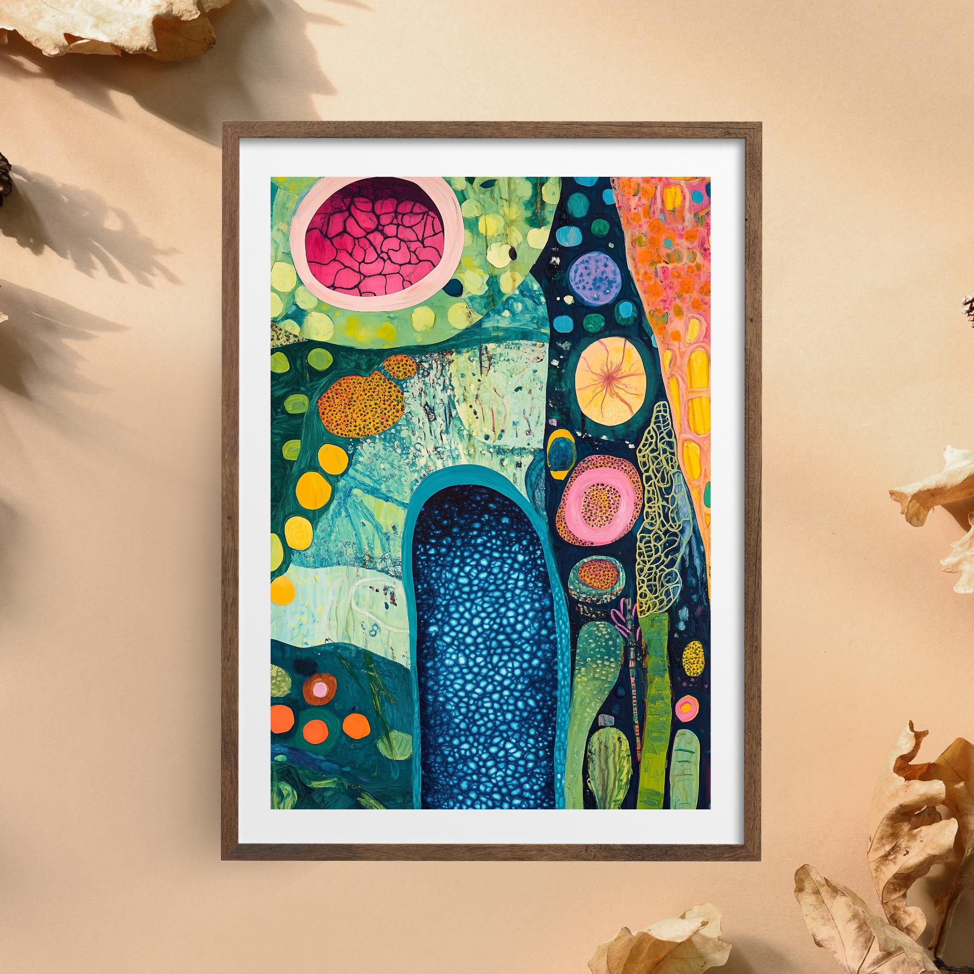 Plant Cell by Avery Crane | Colorful Biology Art Print | Educational ...