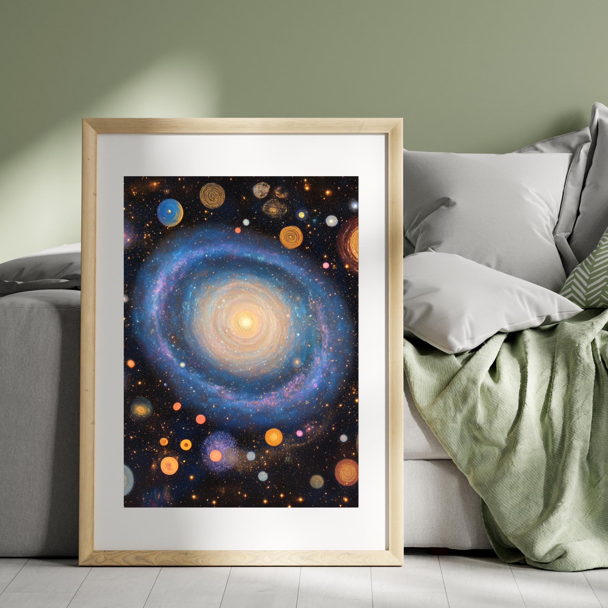 Spiral Archive by Avery Crane | Abstract Astronomy Galaxy Art Print ...